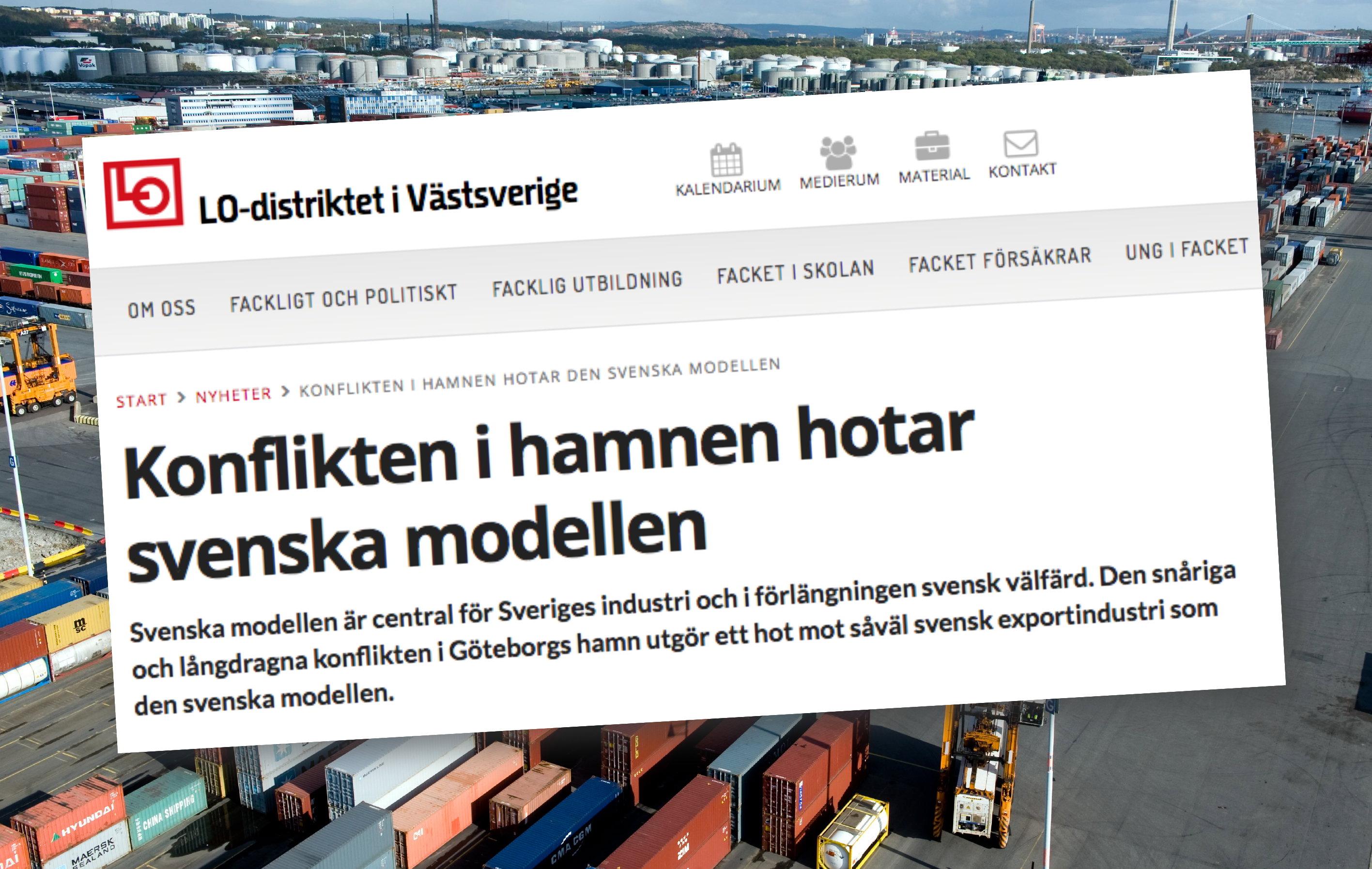 LO-distrikt angriper Hamnarbetarförbundet | Arbetaren