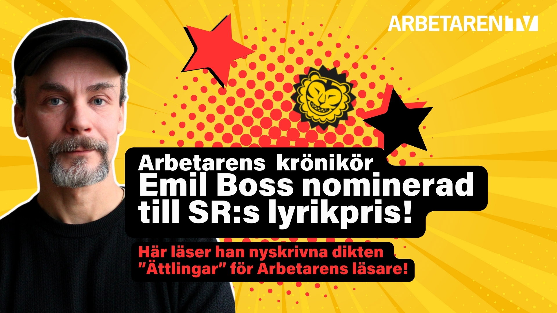 Se filmen när Emil Boss läser nya dikten ”Ättlingar” | Arbetaren