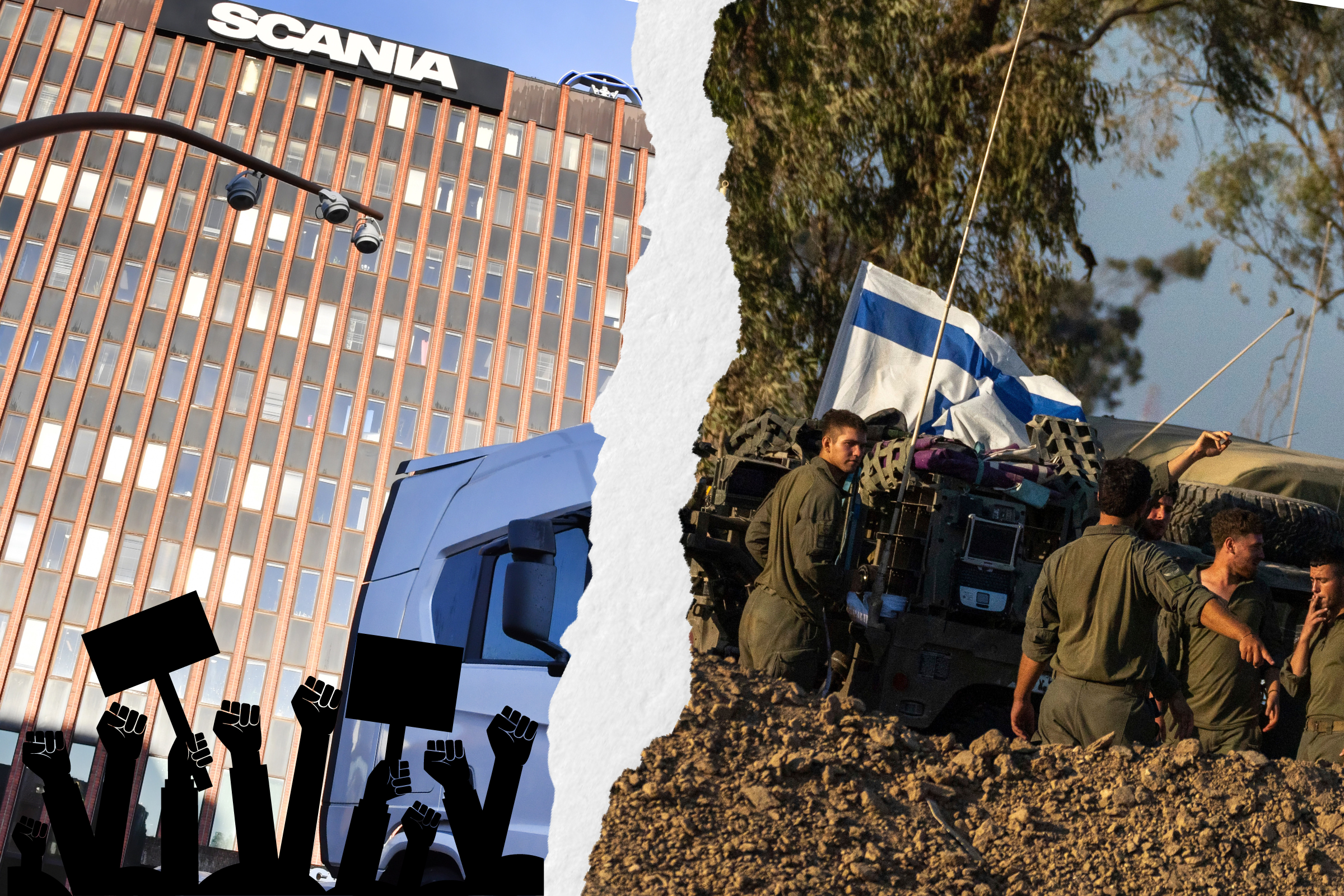 Metallfacket på Scania: ”Stoppa genast handeln med Israel” | Arbetaren