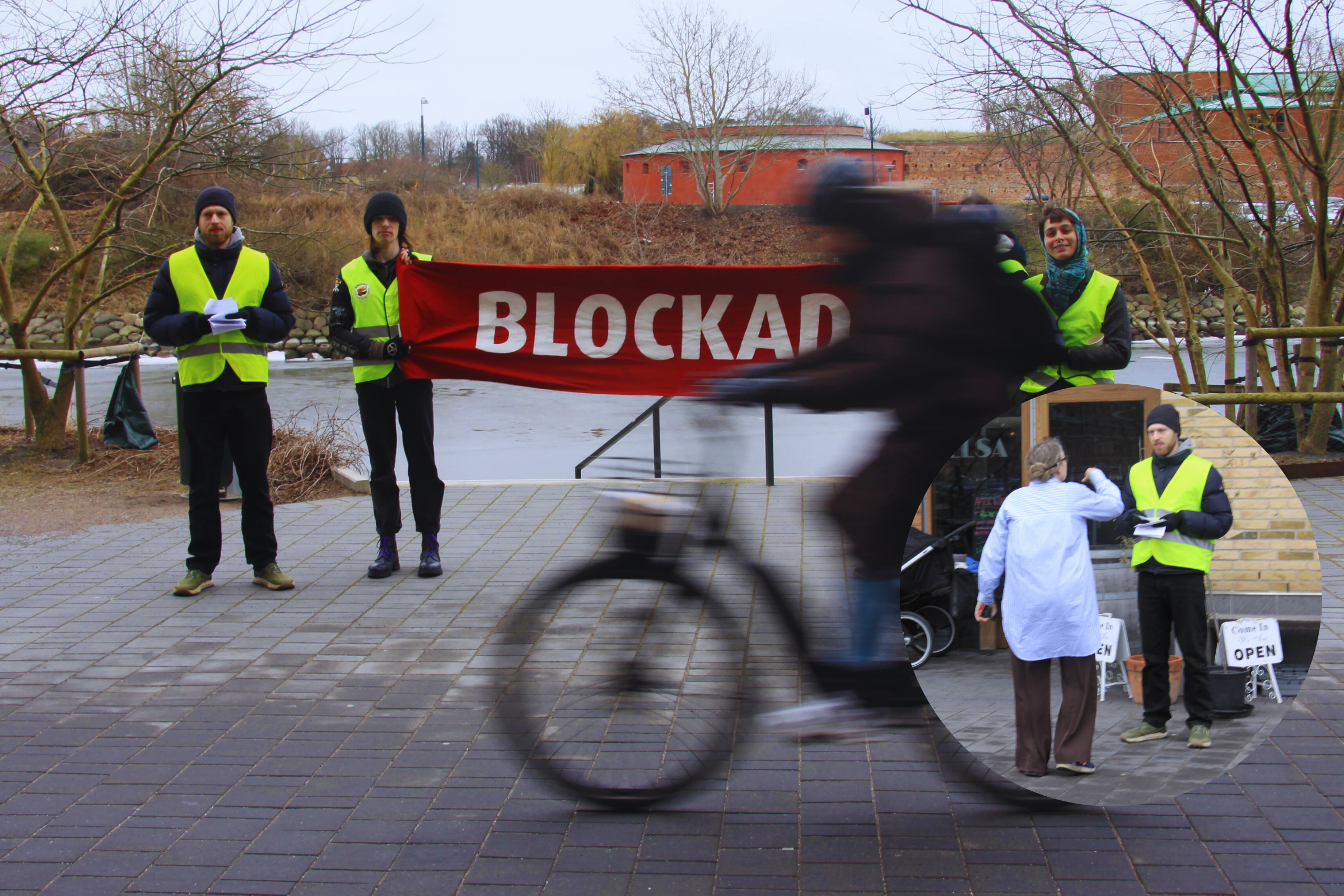Blockad mot skuld­tyngda restaurang­en Elsa Vin & Mat i Malmö | Arbetaren